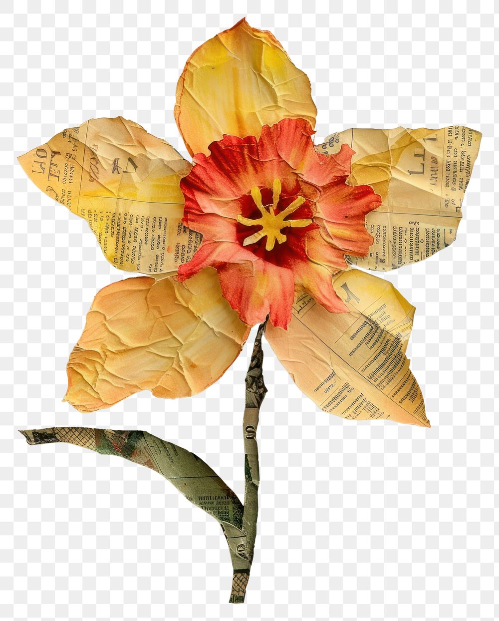 PNG Paper flower art illustration | Free PNG - rawpixel