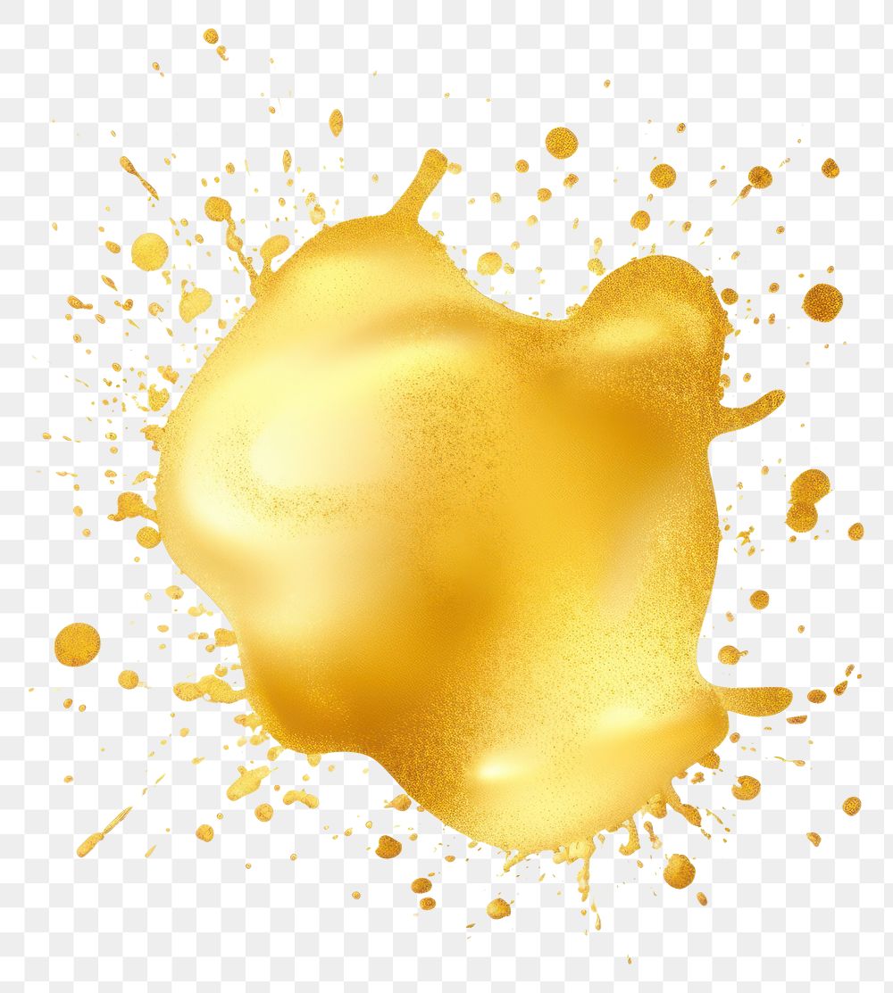 PNG Golden paint splash art | Free PNG - rawpixel