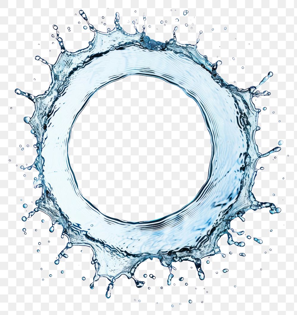PNG Circular water splash illustration | Premium PNG - rawpixel