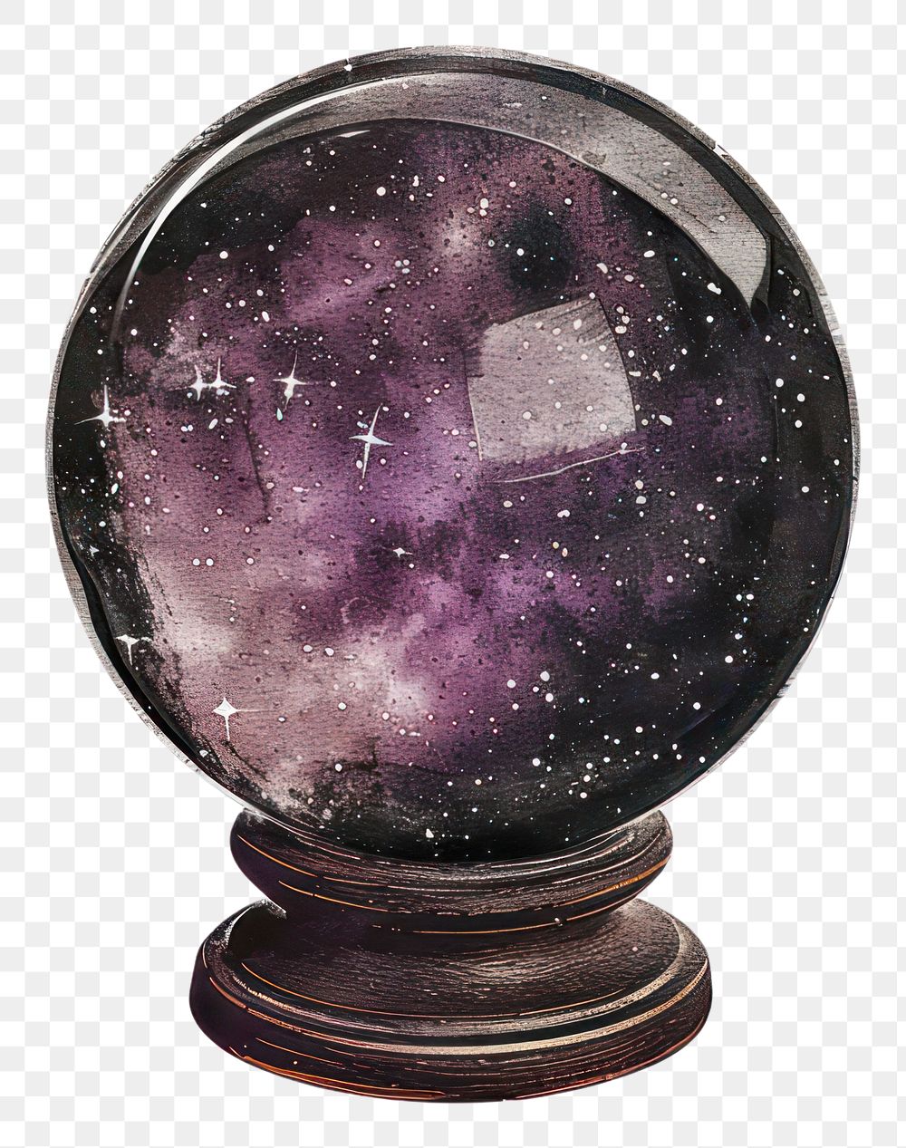 PNG Mystical galaxy crystal ball | Free PNG - rawpixel