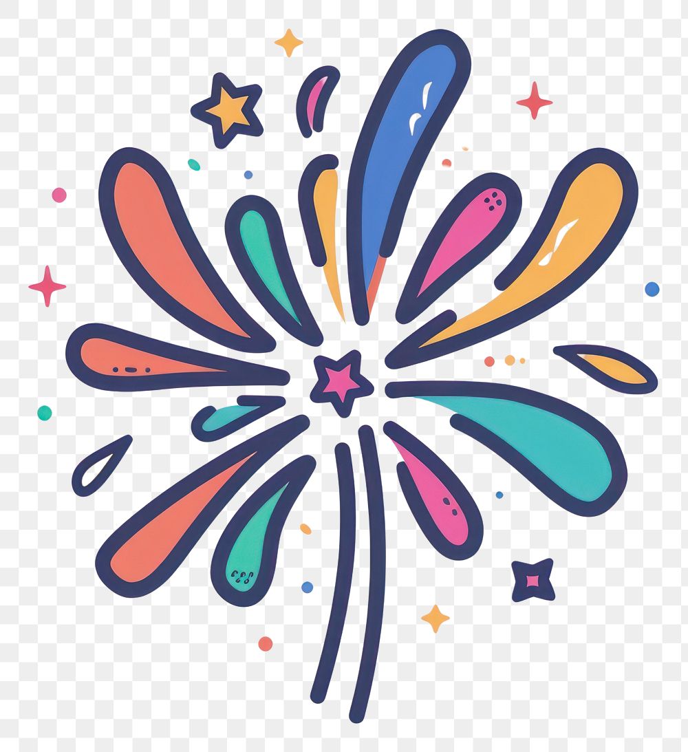 PNG Drawing fireworks art graphics | Free PNG - rawpixel
