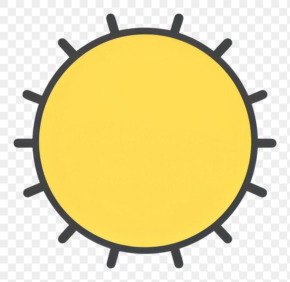 PNG Bright yellow sun illustration | Free PNG - rawpixel