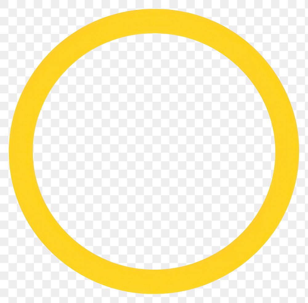 PNG Simple yellow circle outline | Free PNG - rawpixel