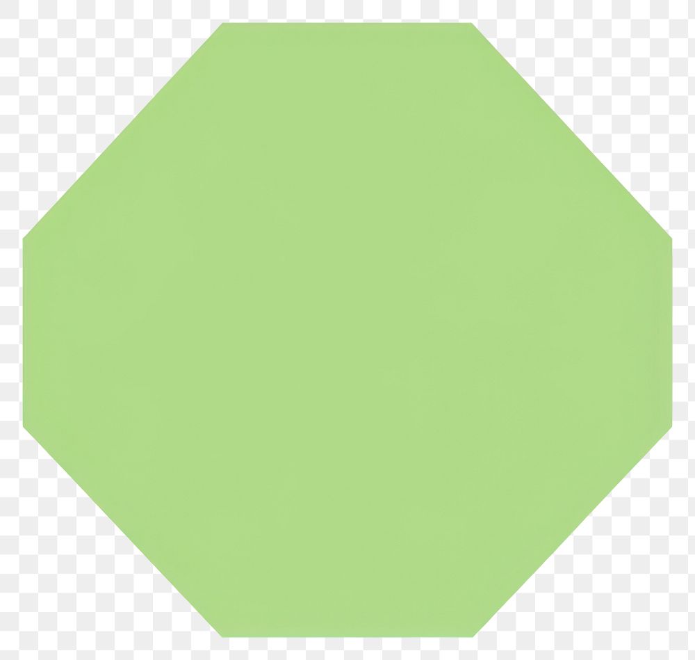 PNG Green octagon geometric shape | Free PNG - rawpixel