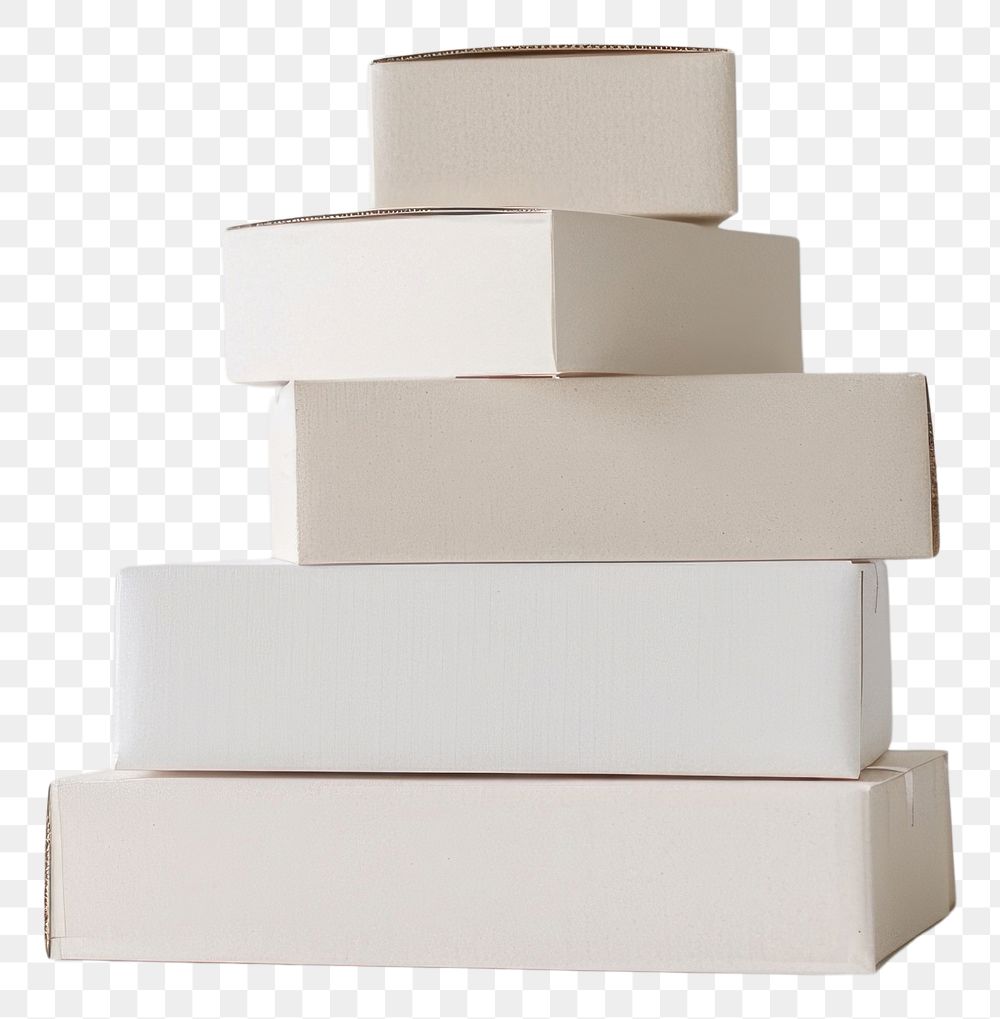 PNG Stacked cardboard boxes table | Free PNG - rawpixel