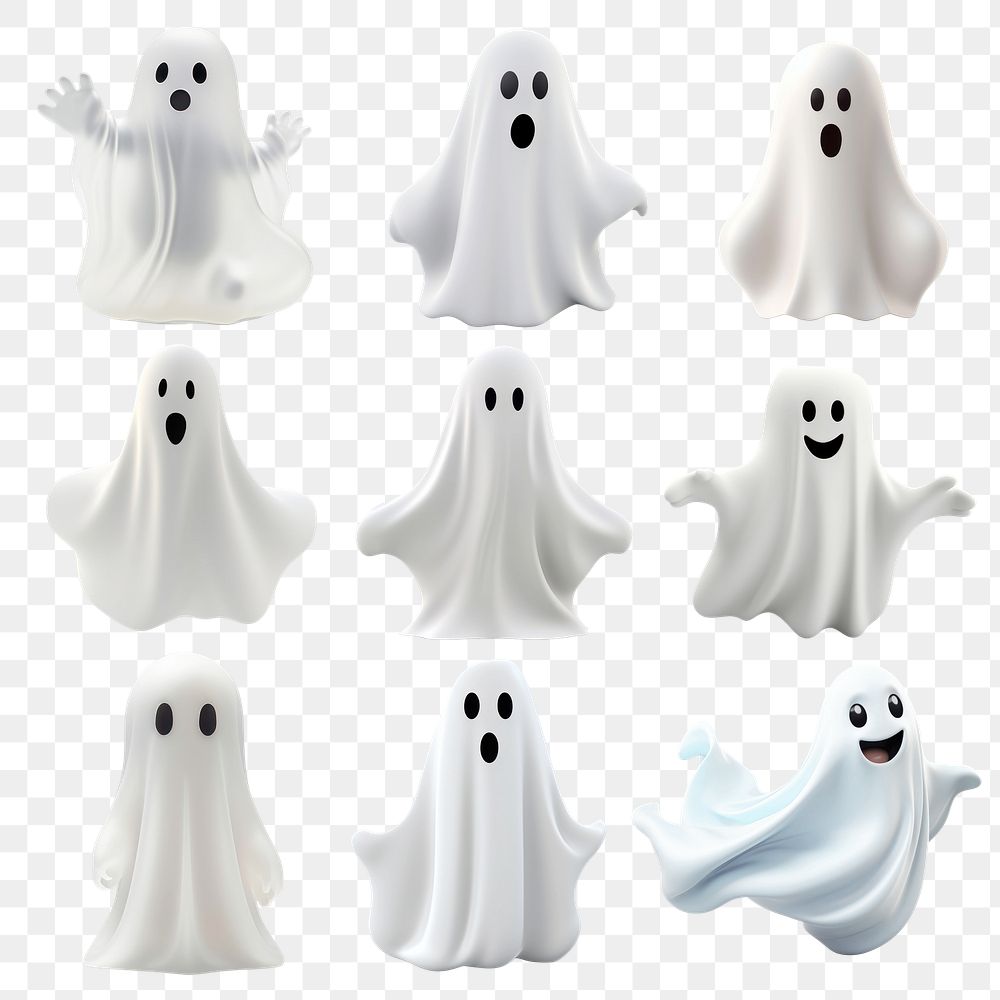 PNG 3D Halloween ghost element | Free PNG - rawpixel