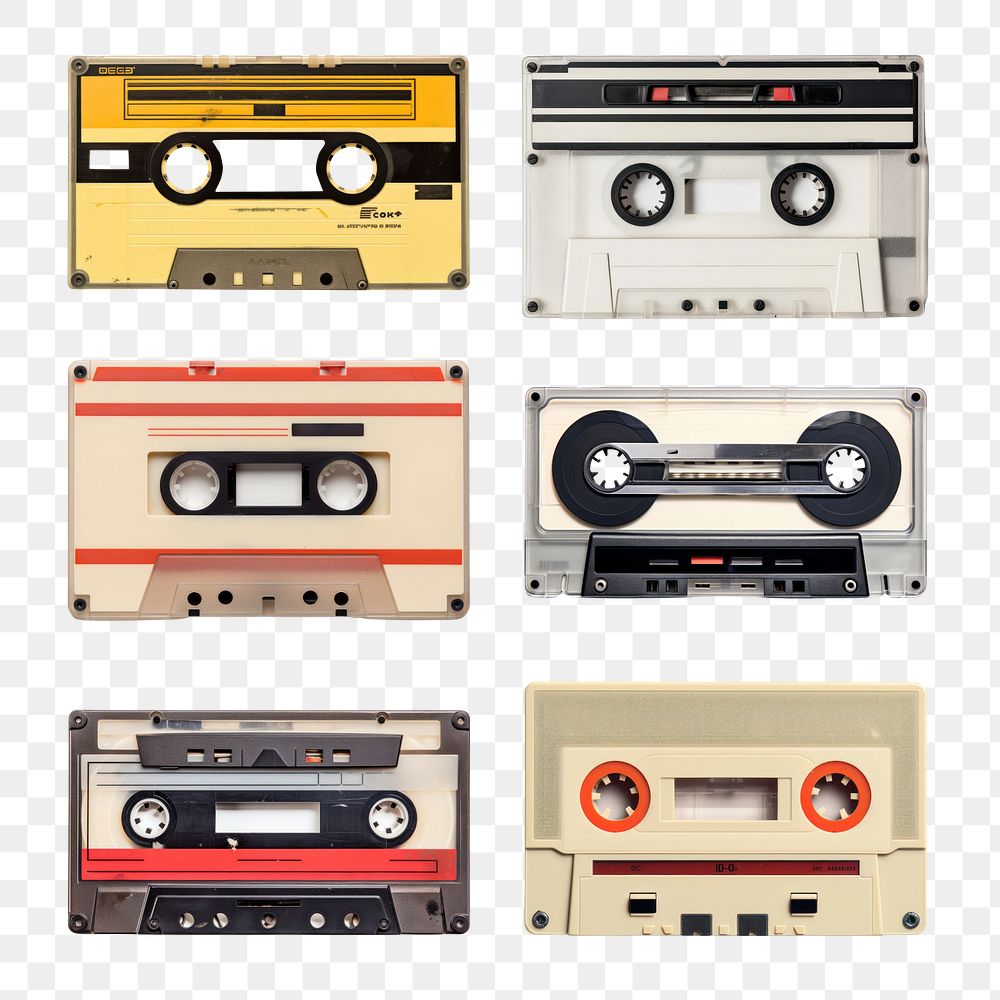 PNG vintage cassette tape element | Free PNG - rawpixel