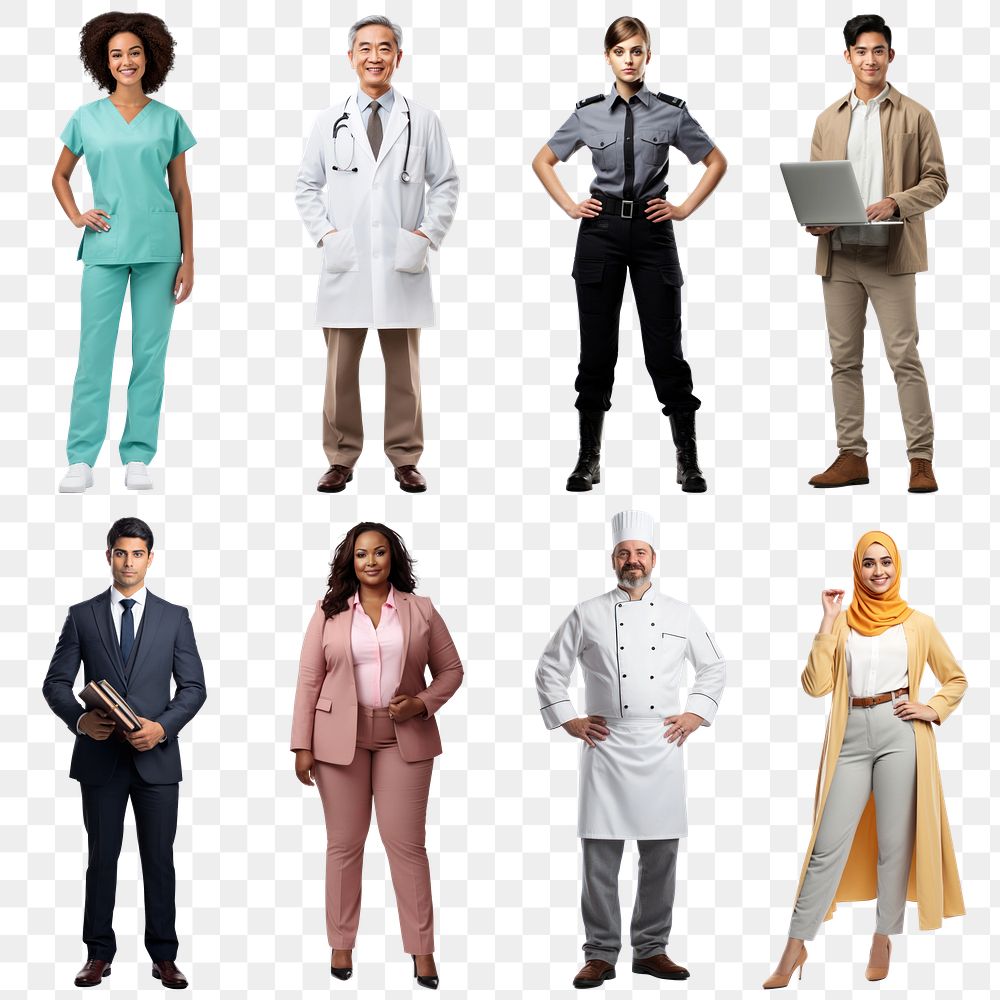 PNG profession people full body | Free PNG - rawpixel