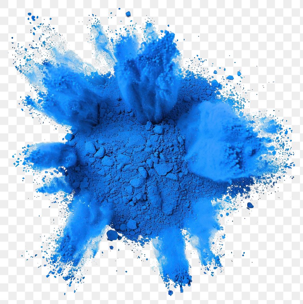 Vibrant blue powder explosion | Free PNG - rawpixel