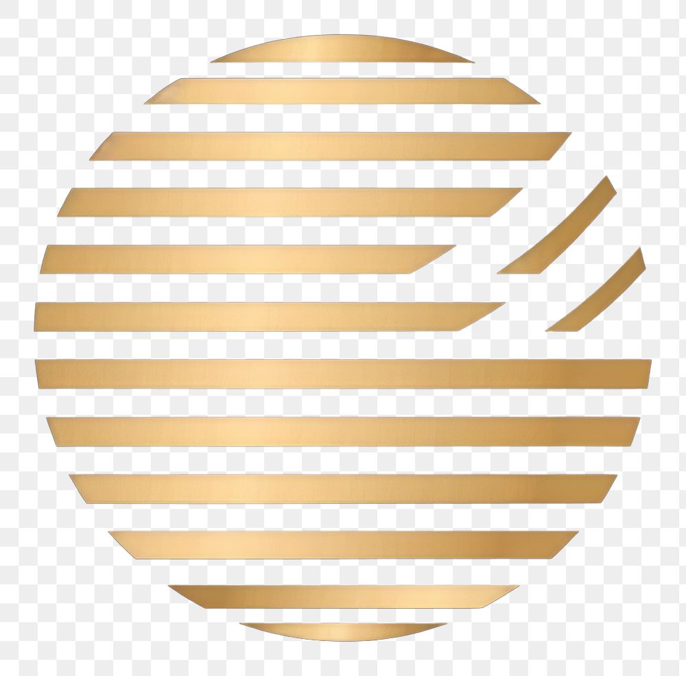 PNG Modern golden striped circle | Free PNG - rawpixel