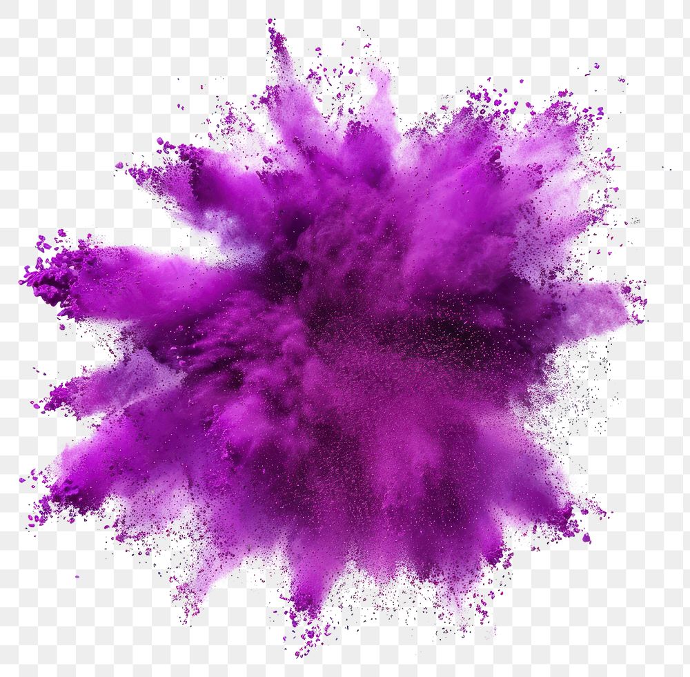 Vibrant purple powder explosion | Premium PNG - rawpixel