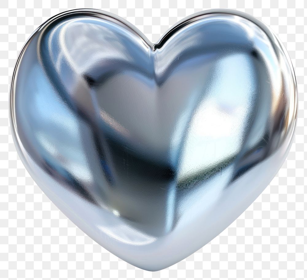 PNG Shiny metallic heart shape | Free PNG - rawpixel