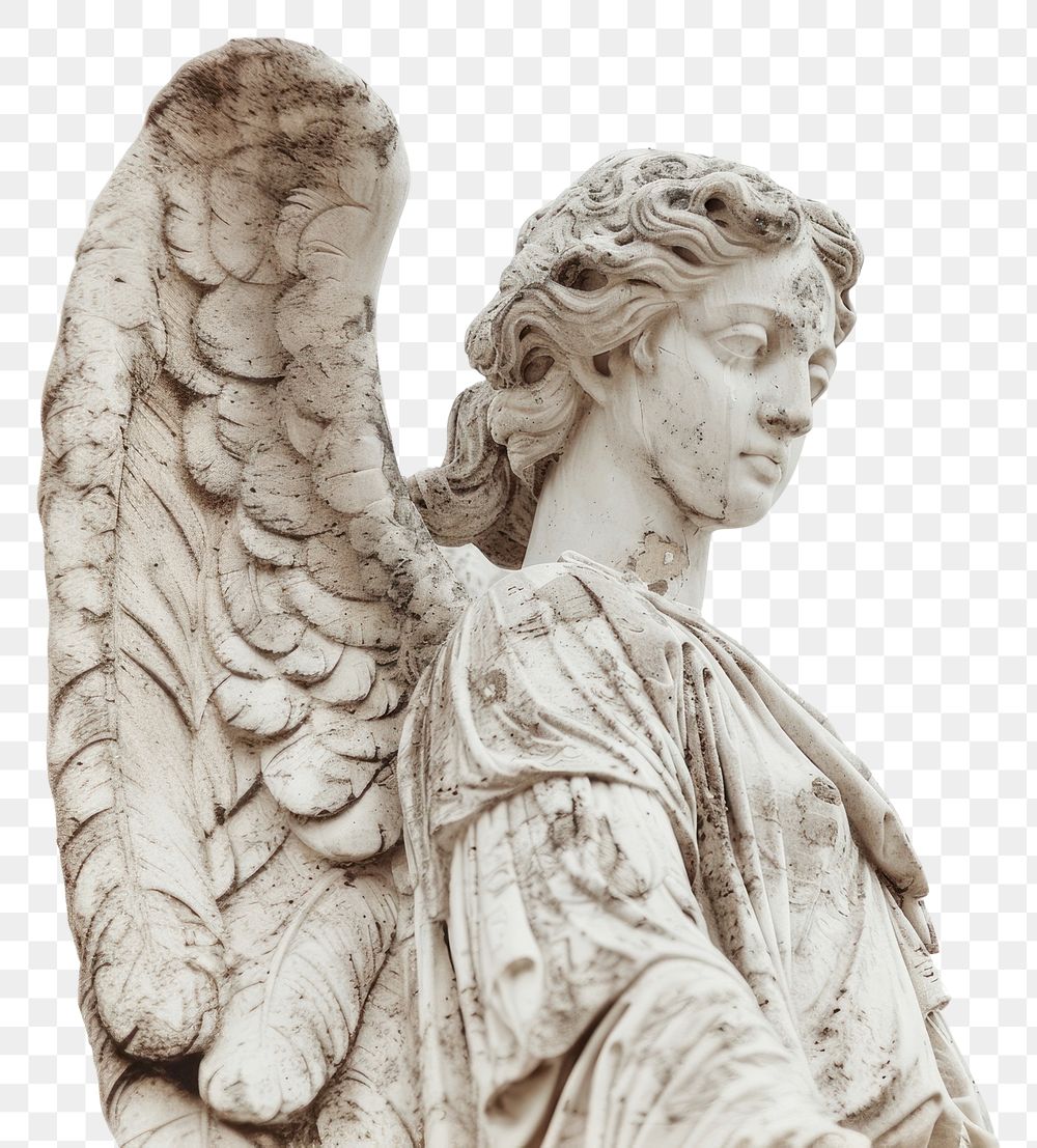 PNG Elegant angel statue sculpture | Free PNG - rawpixel