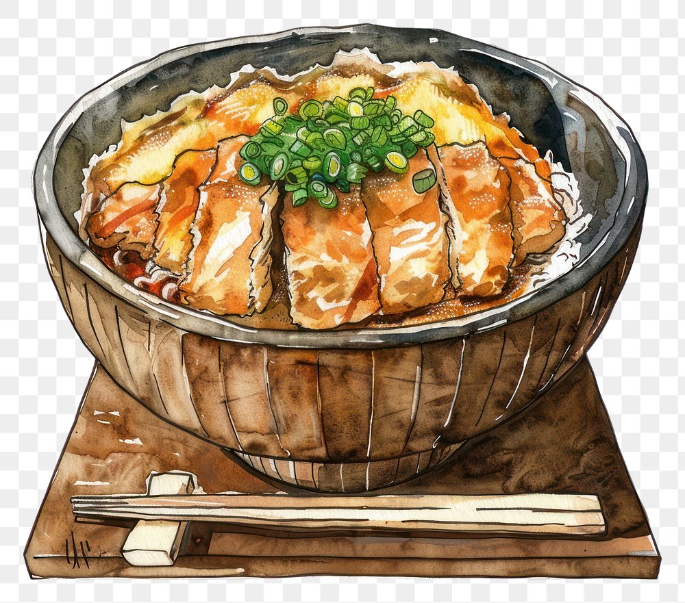 PNG Delicious Japanese rice bowl | Free PNG - rawpixel