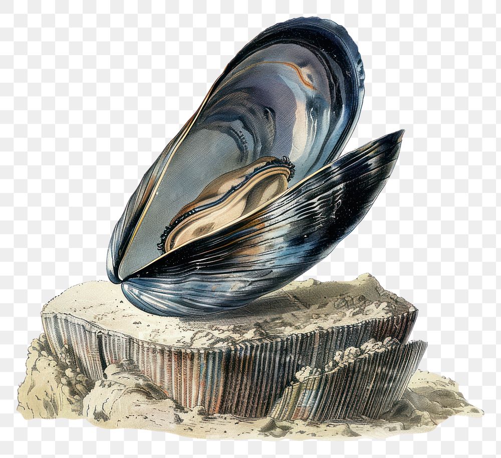 PNG Elegant seashell watercolor illustration | Free PNG - rawpixel