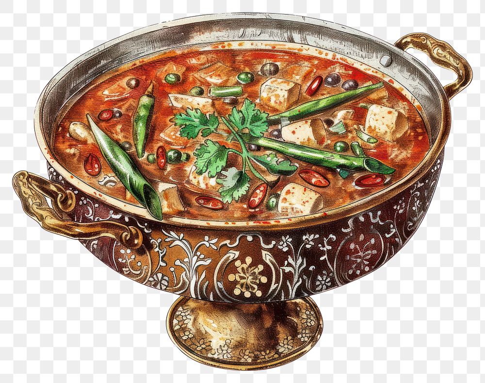 PNG Traditional Indian curry illustration | Free PNG - rawpixel