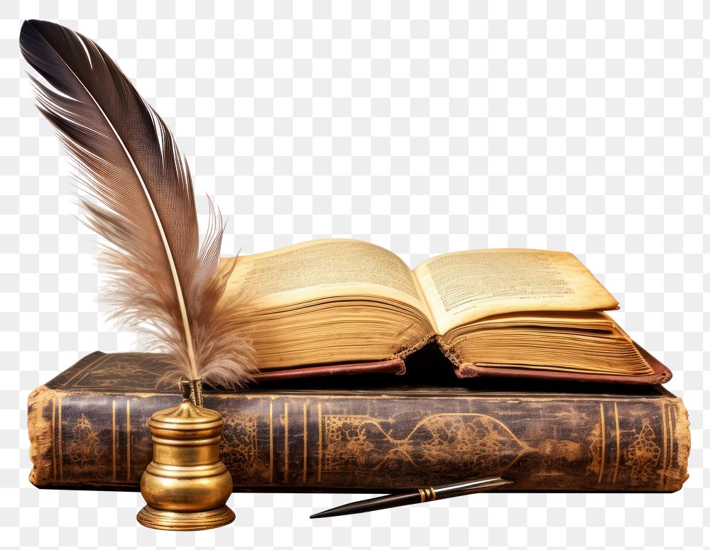 PNG Vintage book quill, transparent | Free PNG - rawpixel