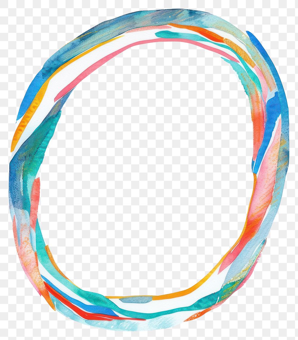 PNG Colorful abstract circular frame | Free PNG - rawpixel