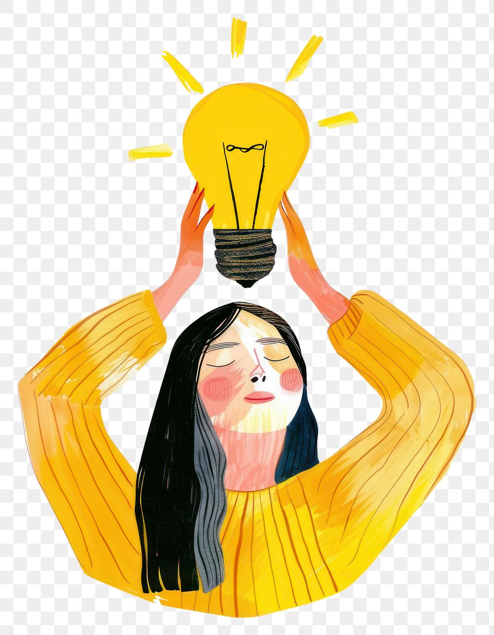 PNG Creative idea concept illustration | Premium PNG - rawpixel