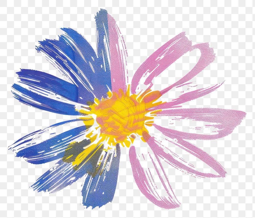 PNG Colorful abstract flower illustration | Free PNG - rawpixel