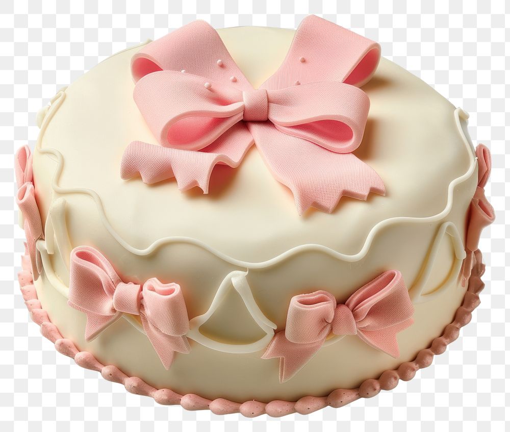 PNG Elegant pink ribbon cake | Free PNG - rawpixel