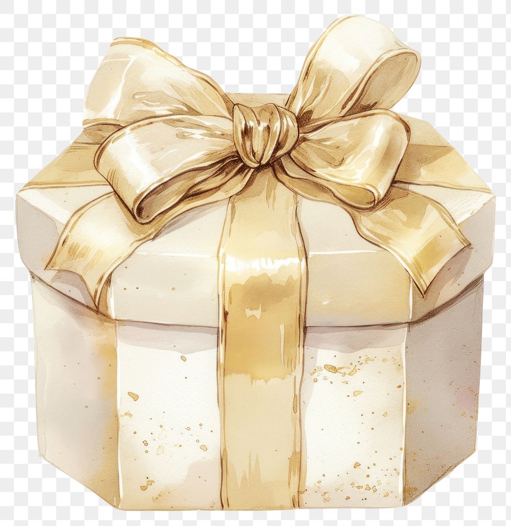 PNG Elegant golden gift box | Premium PNG - rawpixel