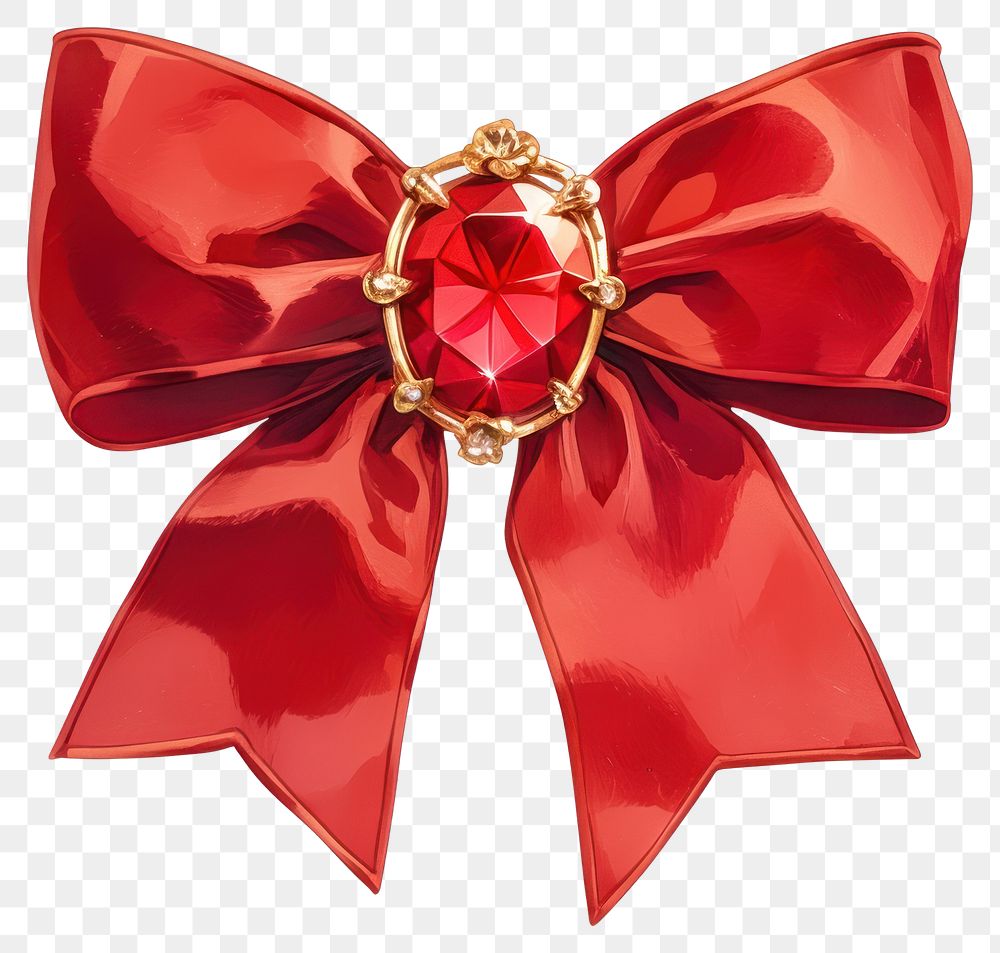 PNG Coquette ruby gem brooch | Free PNG - rawpixel