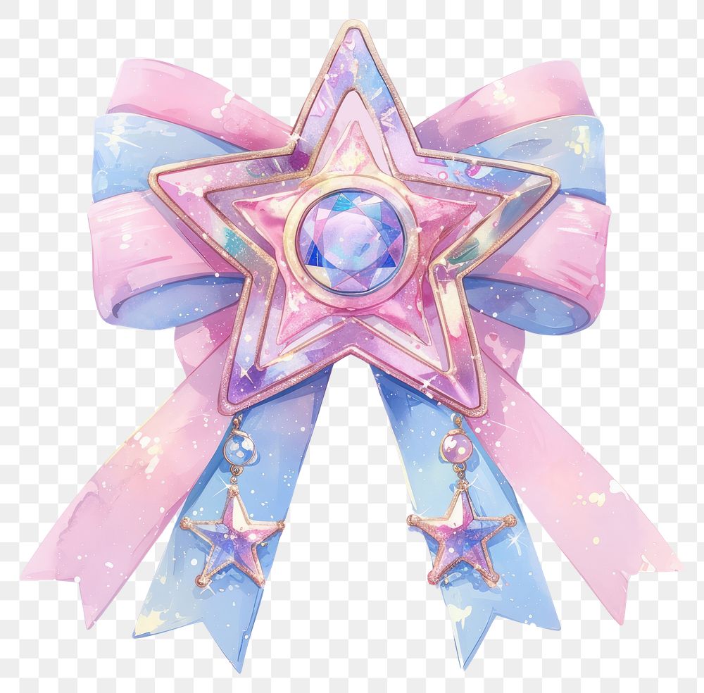 Magical pastel star ribbon | Free PNG - rawpixel