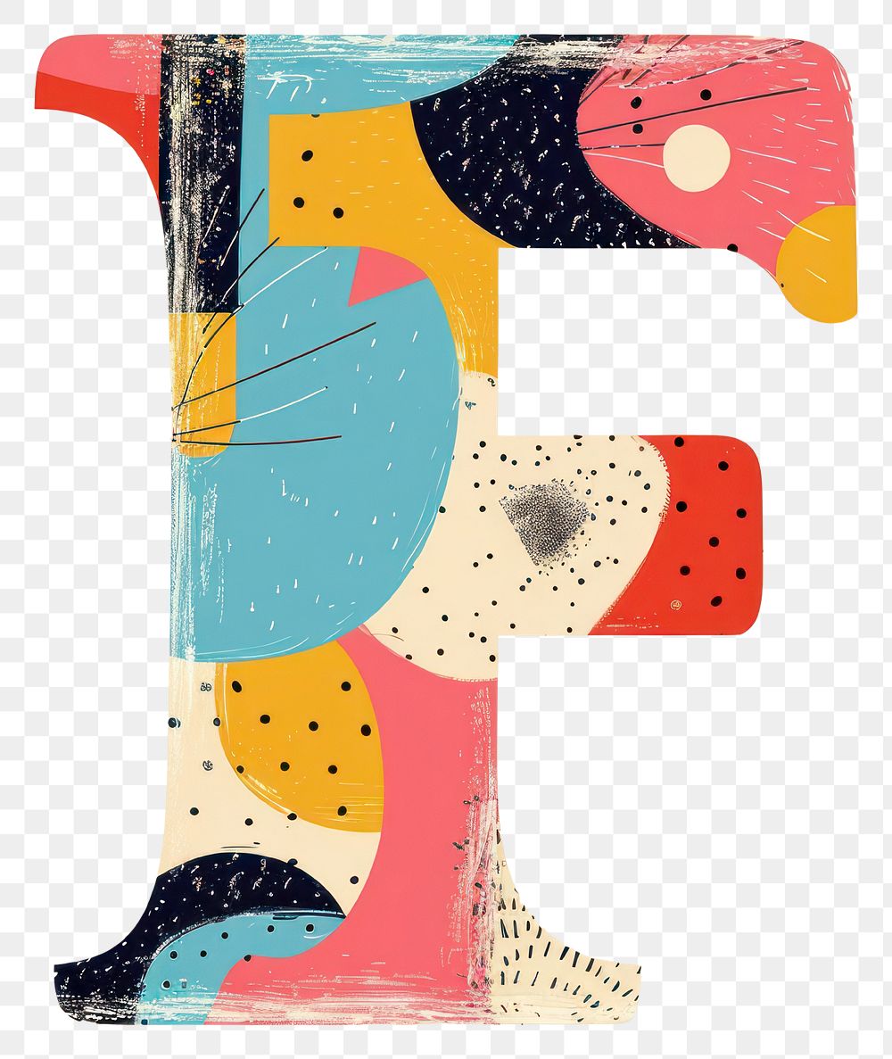 PNG Alphabet F art painting | Free PNG - rawpixel