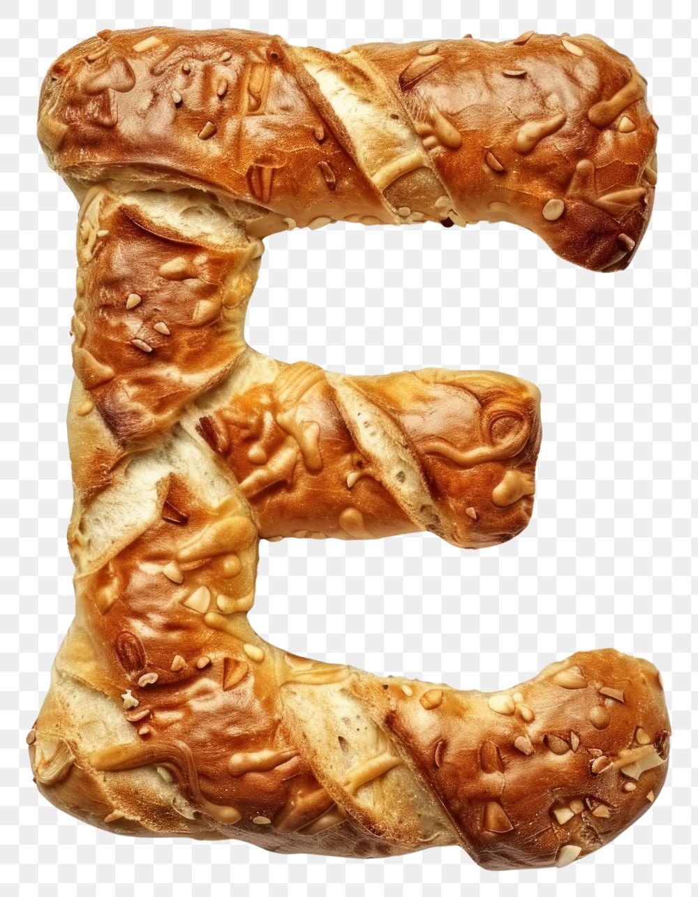PNG Pretzel letter E shape | Premium PNG - rawpixel