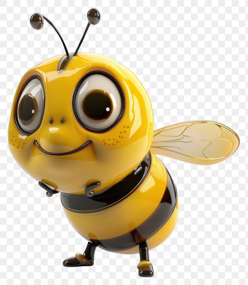 PNG Cute 3D animated bee | Free PNG - rawpixel