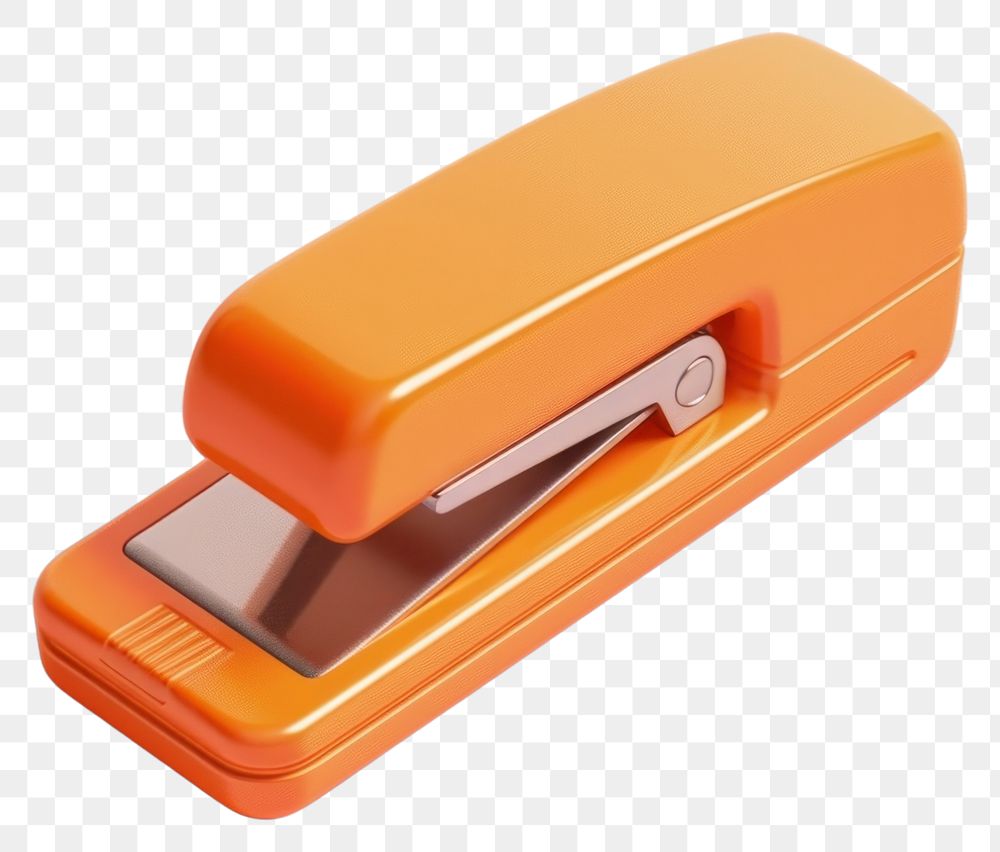 PNG Bright orange stapler pastel | Free PNG - rawpixel