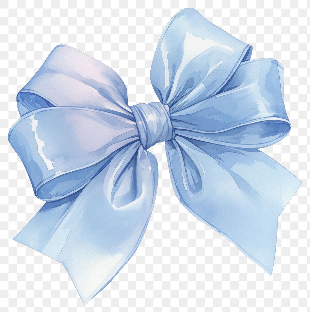 PNG Elegant blue ribbon bow | Premium PNG - rawpixel