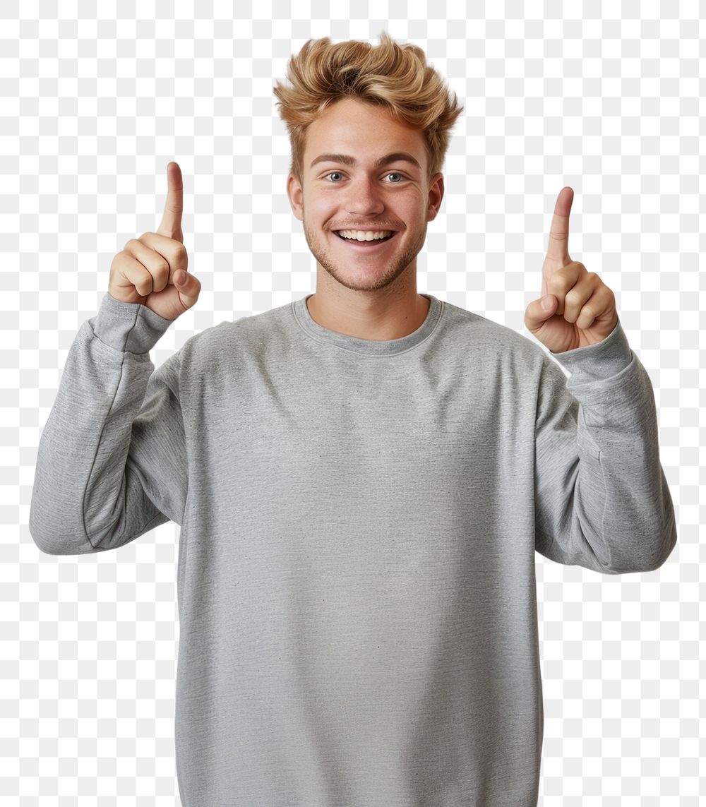 PNG Happy man pointing | Premium PNG - rawpixel