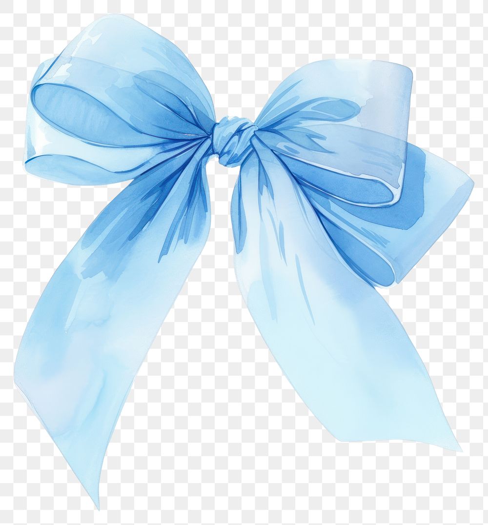 PNG Elegant blue ribbon bow | Free PNG - rawpixel