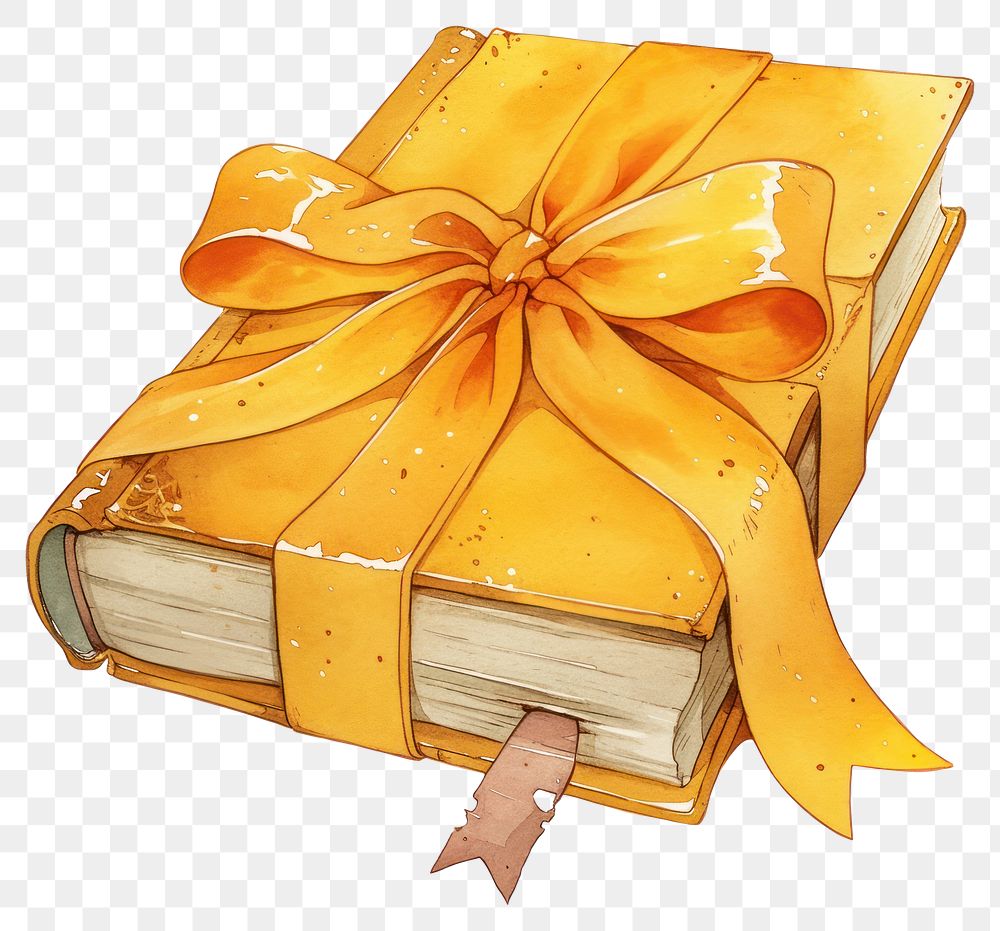 PNG Gift-wrapped book with ribbon | Free PNG - rawpixel