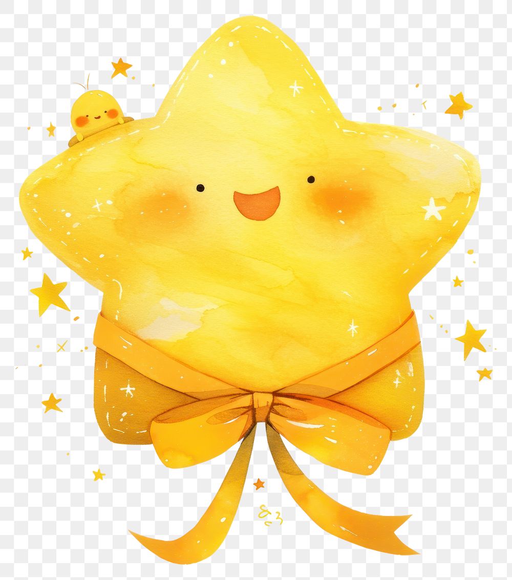 PNG Cute smiling star illustration | Free PNG - rawpixel