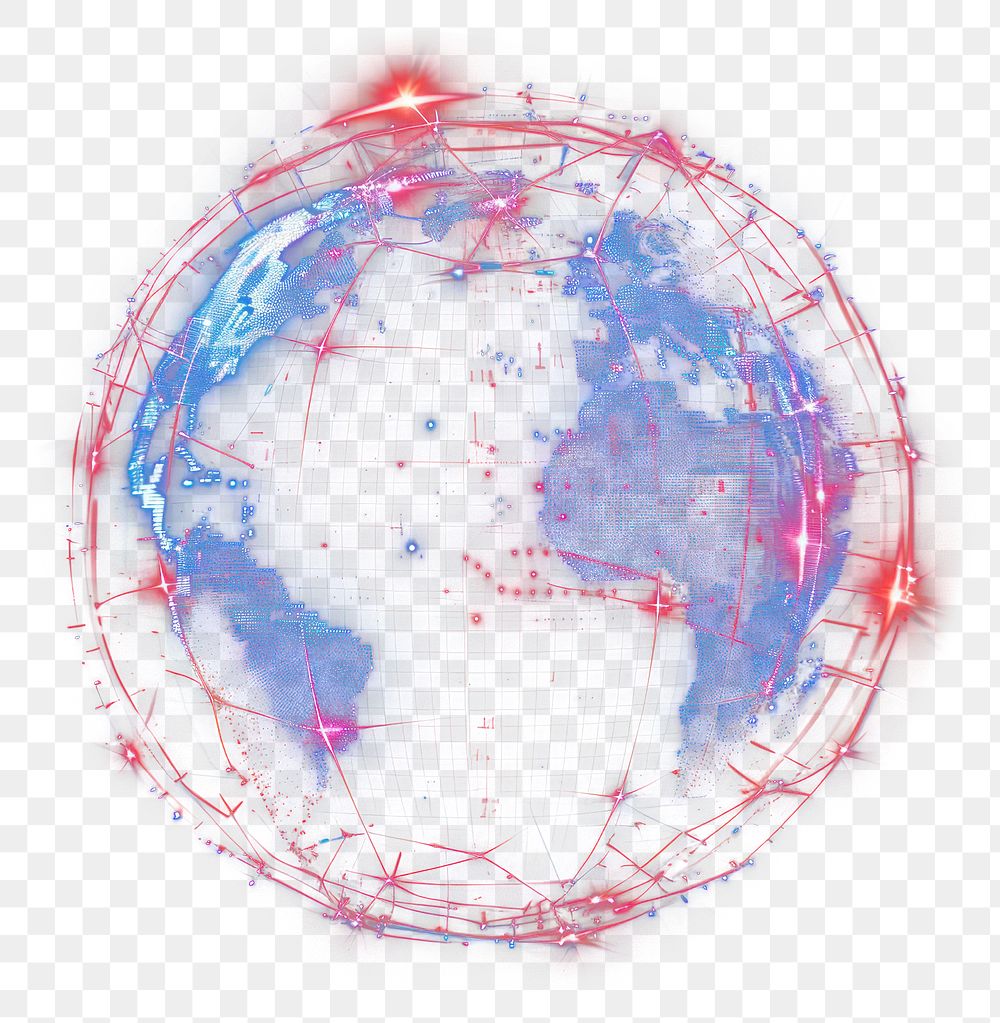 PNG Digital Earth network connections | Free PNG - rawpixel