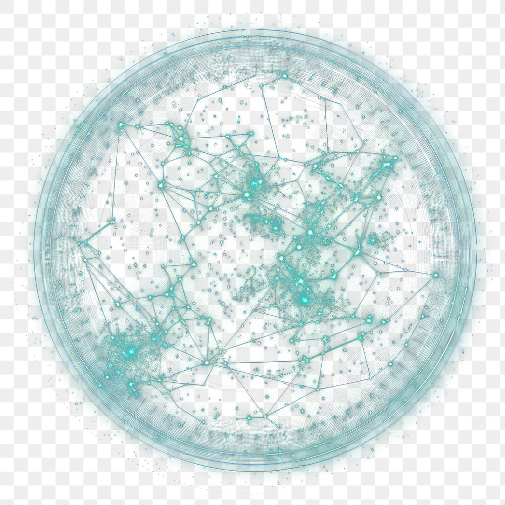 PNG Futuristic digital network visualization | Free PNG - rawpixel