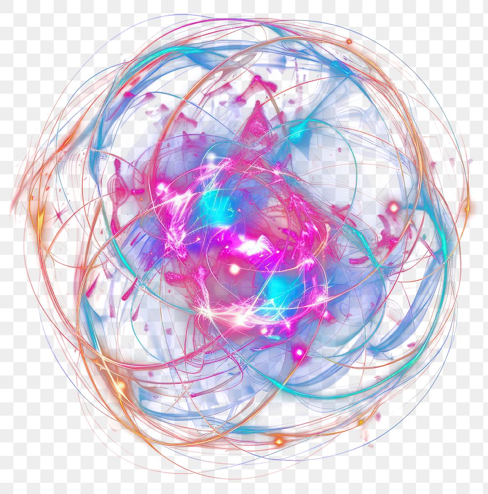 PNG Abstract glowing energy particle | Free PNG - rawpixel