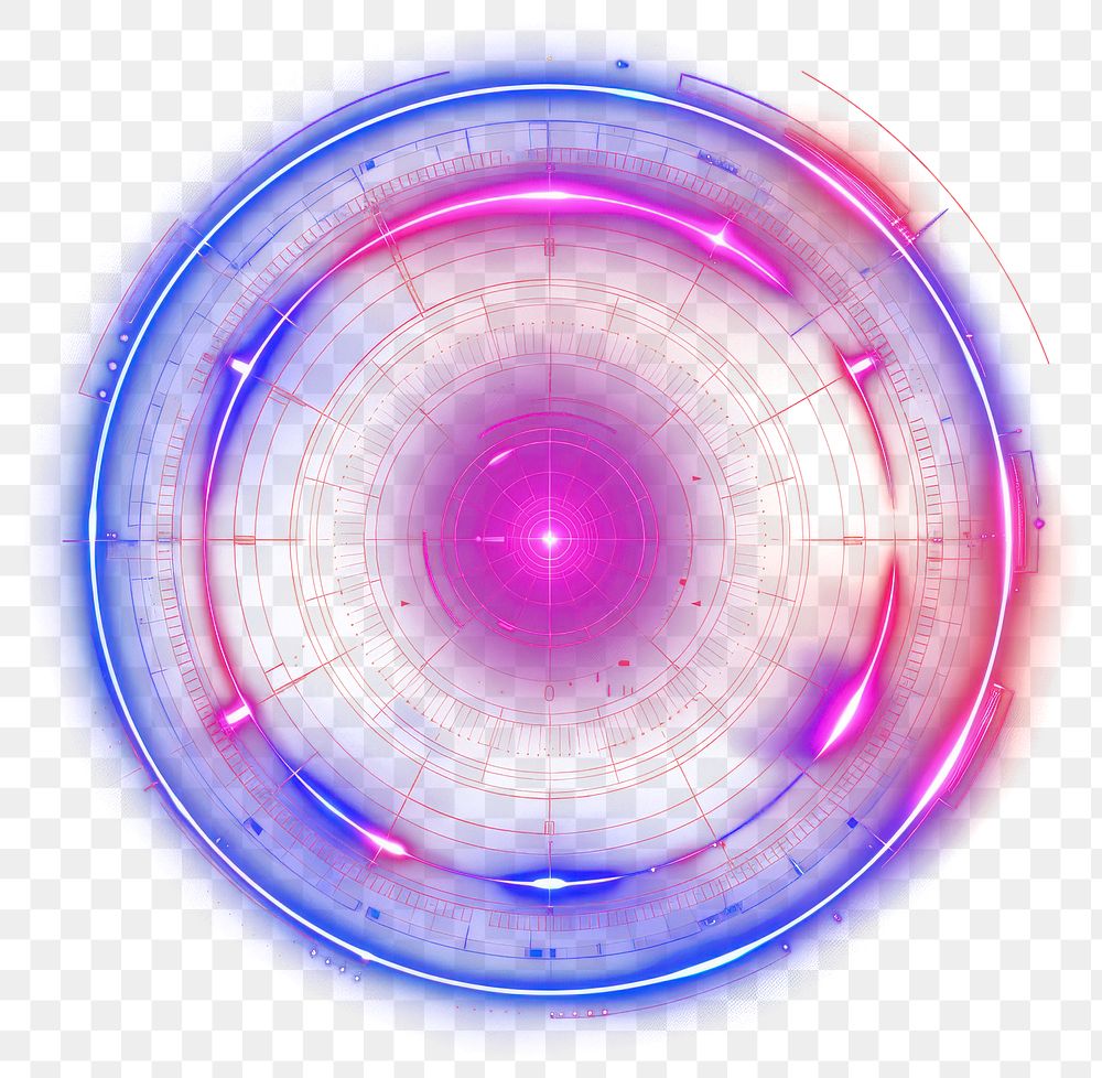 PNG Futuristic neon digital interface | Free PNG - rawpixel