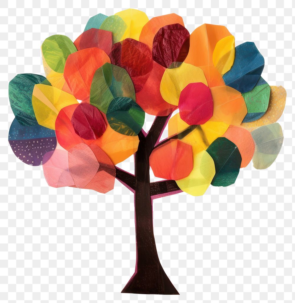 PNG tree paper art handicraft. | Free PNG - rawpixel