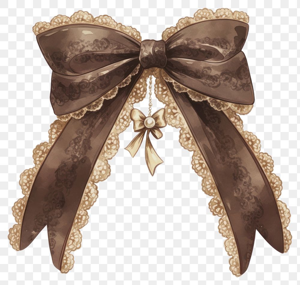 PNG Elegant vintage lace bow | Premium PNG - rawpixel