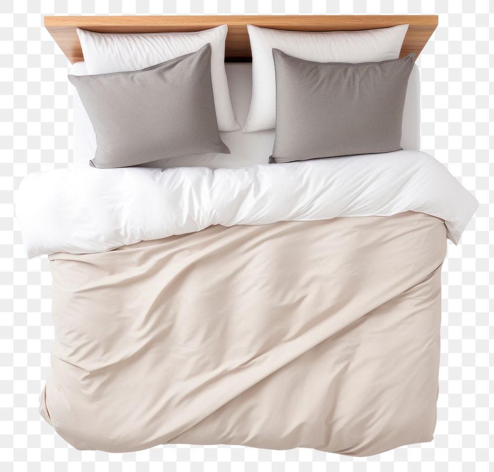 PNG Elegant modern bed setup | Premium PNG - rawpixel