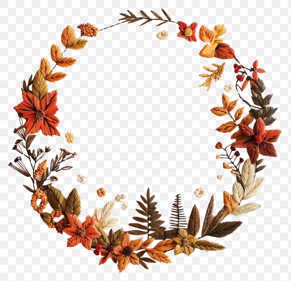 PNG Autumn floral wreath decoration | Free PNG - rawpixel