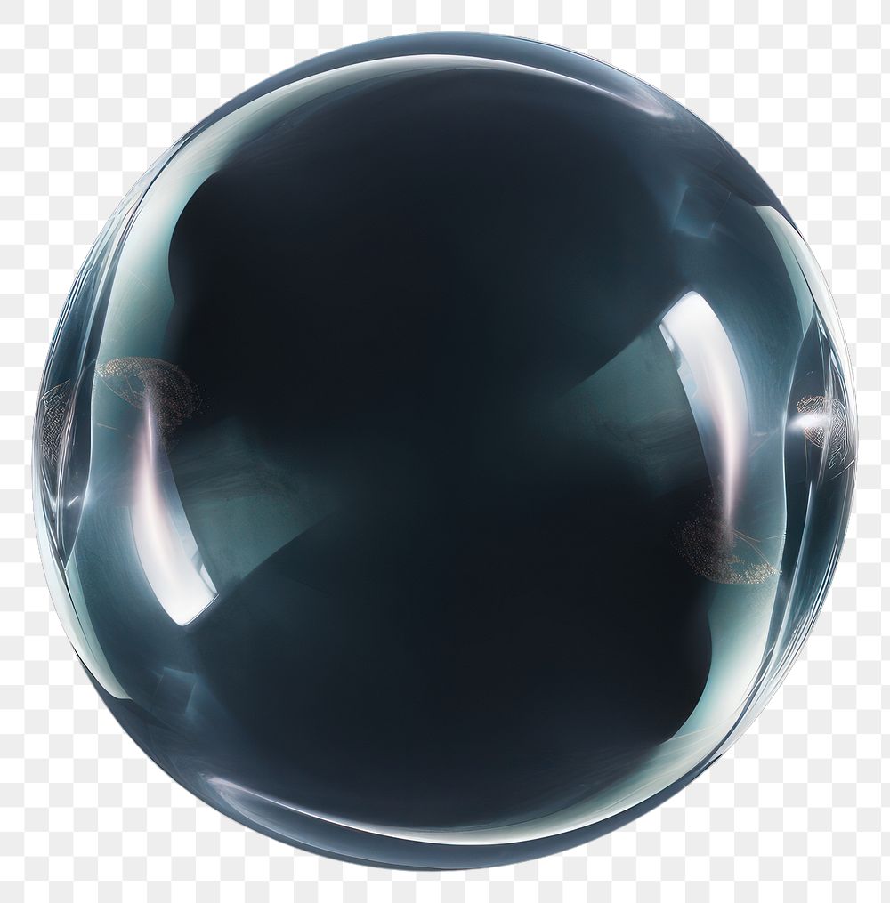 PNG Transparent glass sphere black | Free PNG - rawpixel
