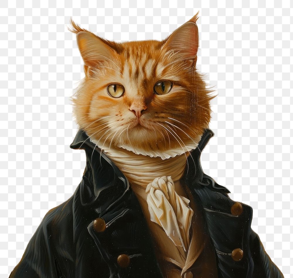 PNG Regal cat formal attire | Premium PNG - rawpixel