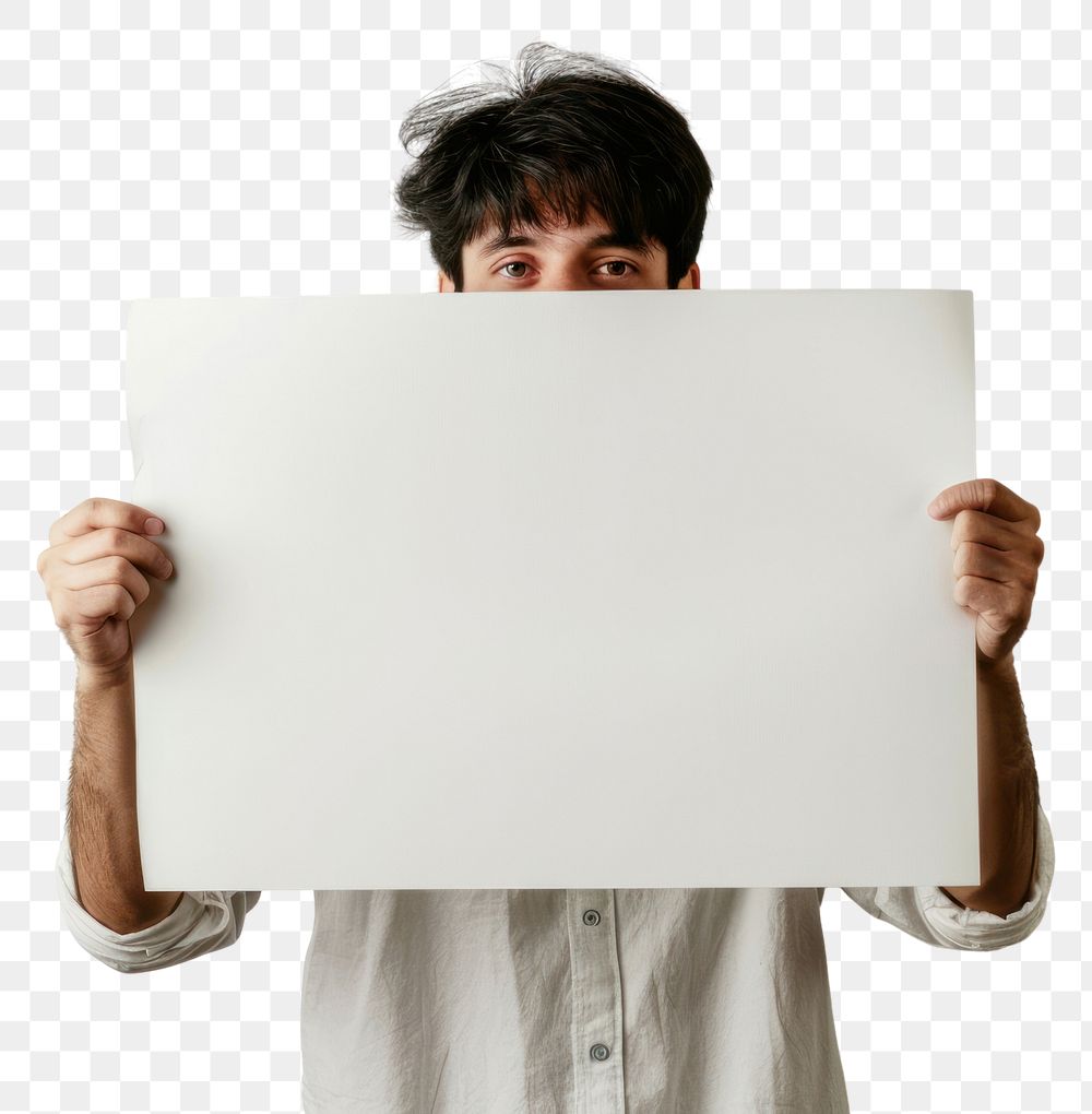 Holding Blank Poster PNG Images | Free Photos, PNG Stickers, Wallpapers ...