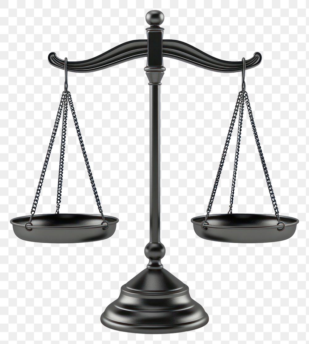 PNG Balanced justice scale symbol | Free PNG - rawpixel