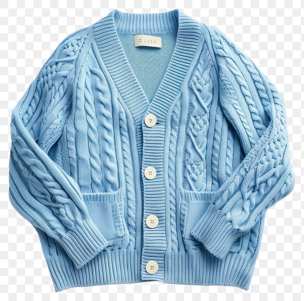 PNG Cozy blue cable knit | Free PNG - rawpixel